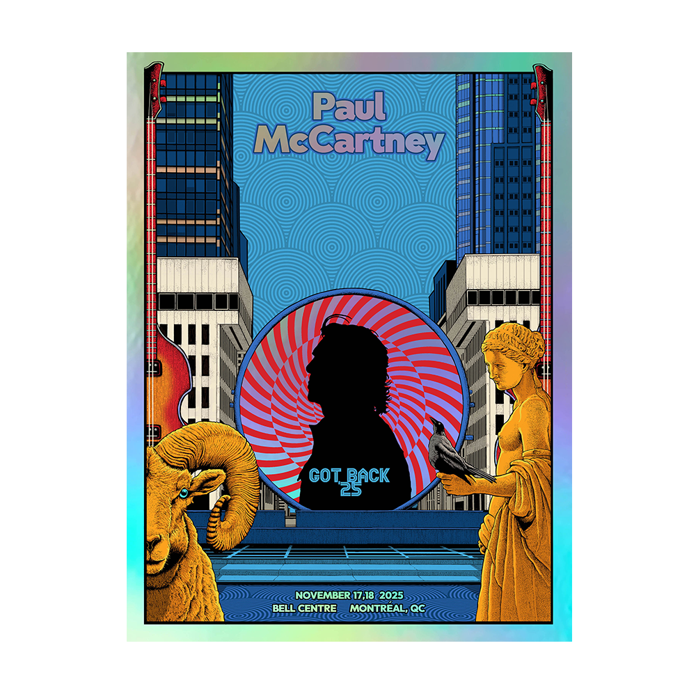 Got Back 2025 Montreal Event Poster - Paul McCartney Official Store