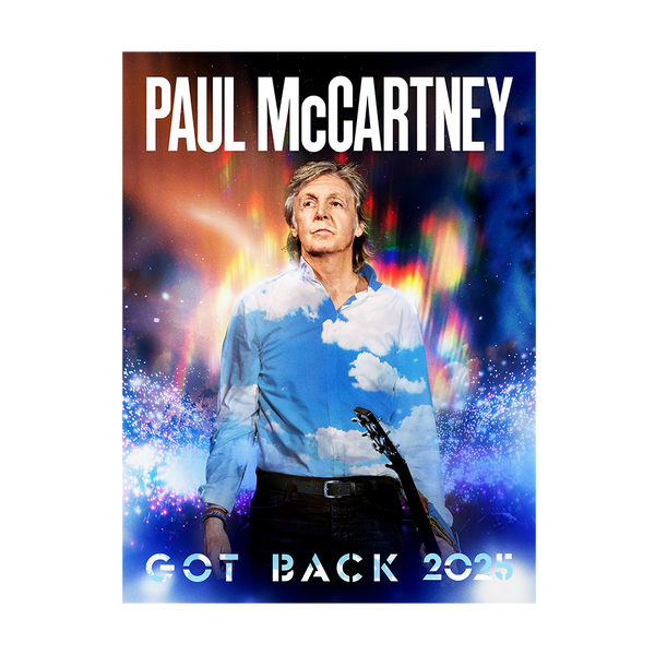 Got Back 2025 Admat Poster - Paul McCartney Official Store